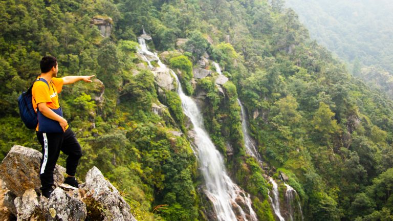 Tindhare Jharana, Tindhare Waterfall. - Marvels of Nepal